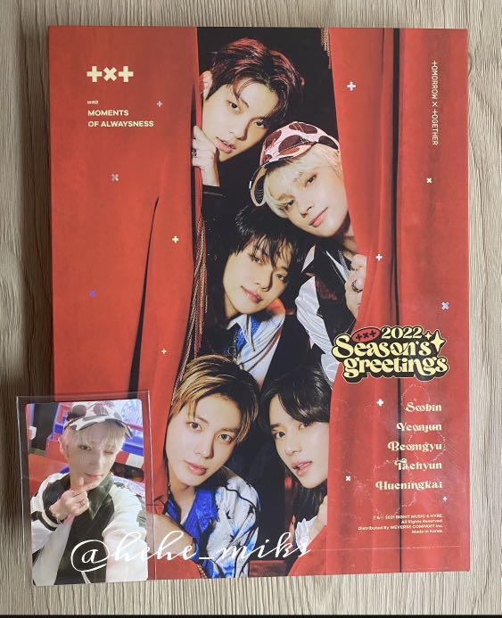 TXT Season's Greetings 2022 complete inclusions, Hobbies & Toys ...