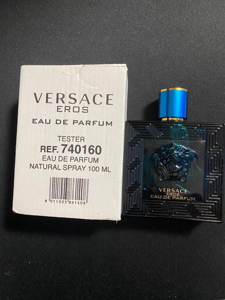 EDP Versace Eros Tester 100ml (Eau De Parfum), Beauty & Personal Care ...