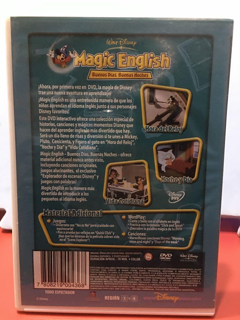 Walt Disney Magic English DVD, 興趣及遊戲, 書本 & 文具, 小朋友書 - Carousell