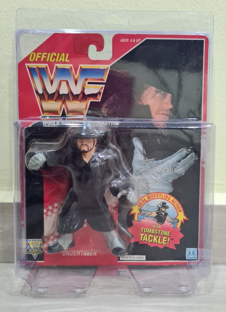 WWF Hasbro Red Series Undertaker WWE WCW Wrestling, Hobbies & Toys ...