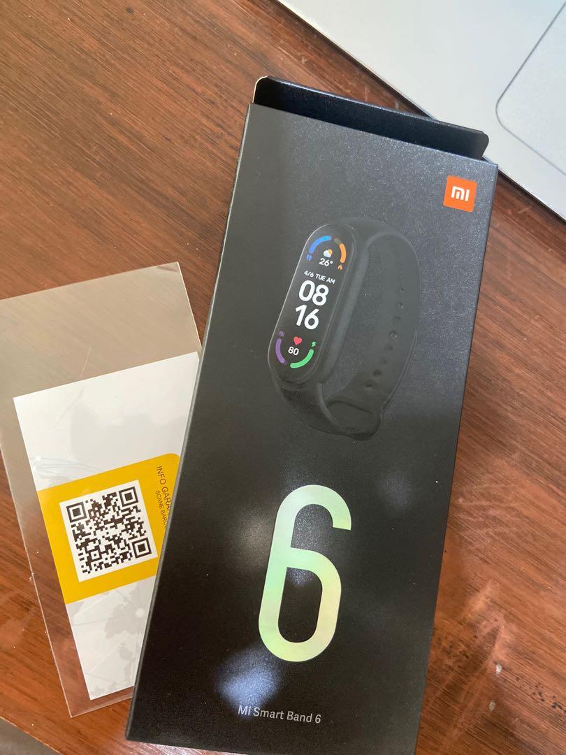 Xiaomi MiBand 6 AMOLED smartwatch Sp02 original, Fesyen Wanita, Jam Tangan di Carousell