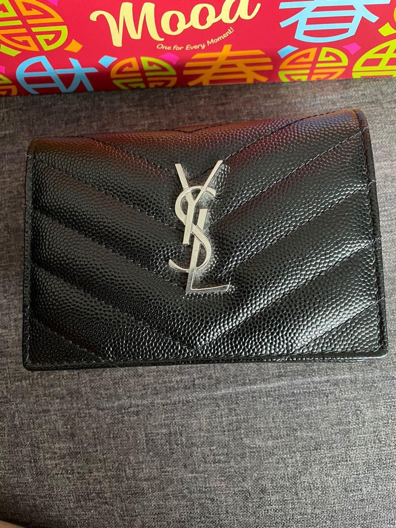 YSL Card Wallet, Luxury, Accessories on Carousell