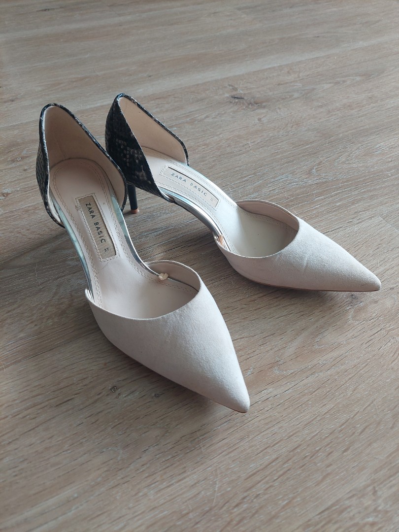 Zara Basic Heels, Women's Fashion, Footwear, Heels on Carousell