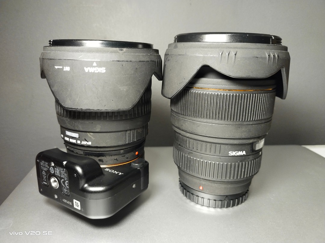 Sigma 24mm 24-70 sony A mount lens with LA-EA4, Photography, Lens ...