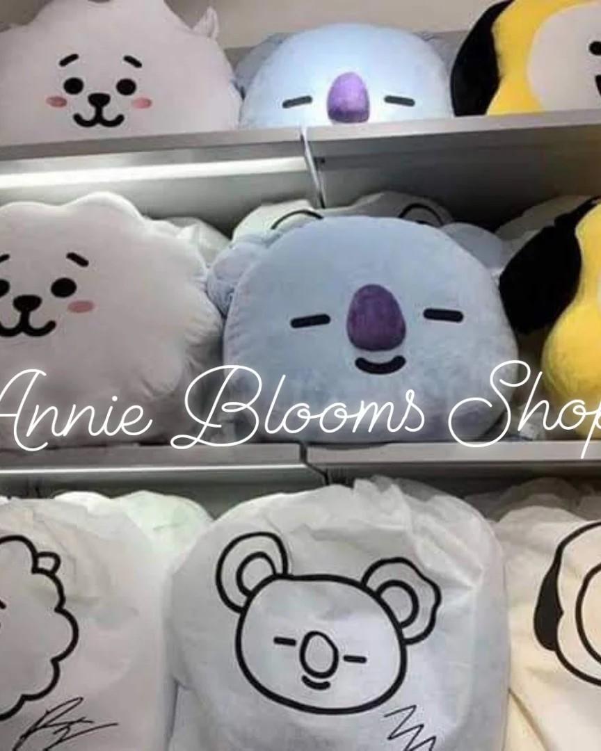 [ Official] BT21 Face Cushion 42cm Mang, Hobbies & Toys, Memorabilia ...
