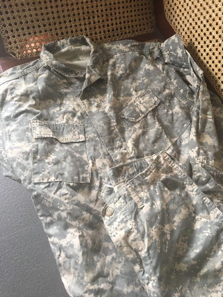 ACUpat Battle Dress Uniform BDU, Sports Equipment, Hiking & Camping on ...