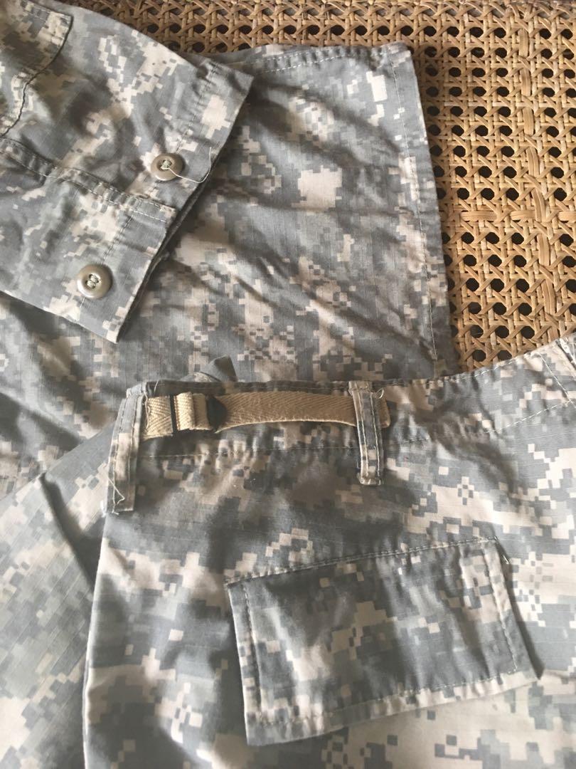 ACUpat Battle Dress Uniform BDU, Sports Equipment, Hiking & Camping on ...