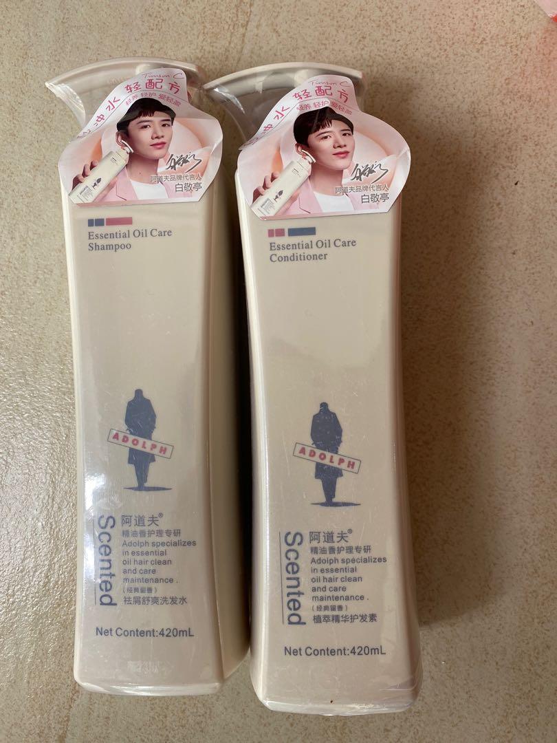 Adolph Essential Oil Care Shampoo & Conditioner, Beauty & Personal Care ...