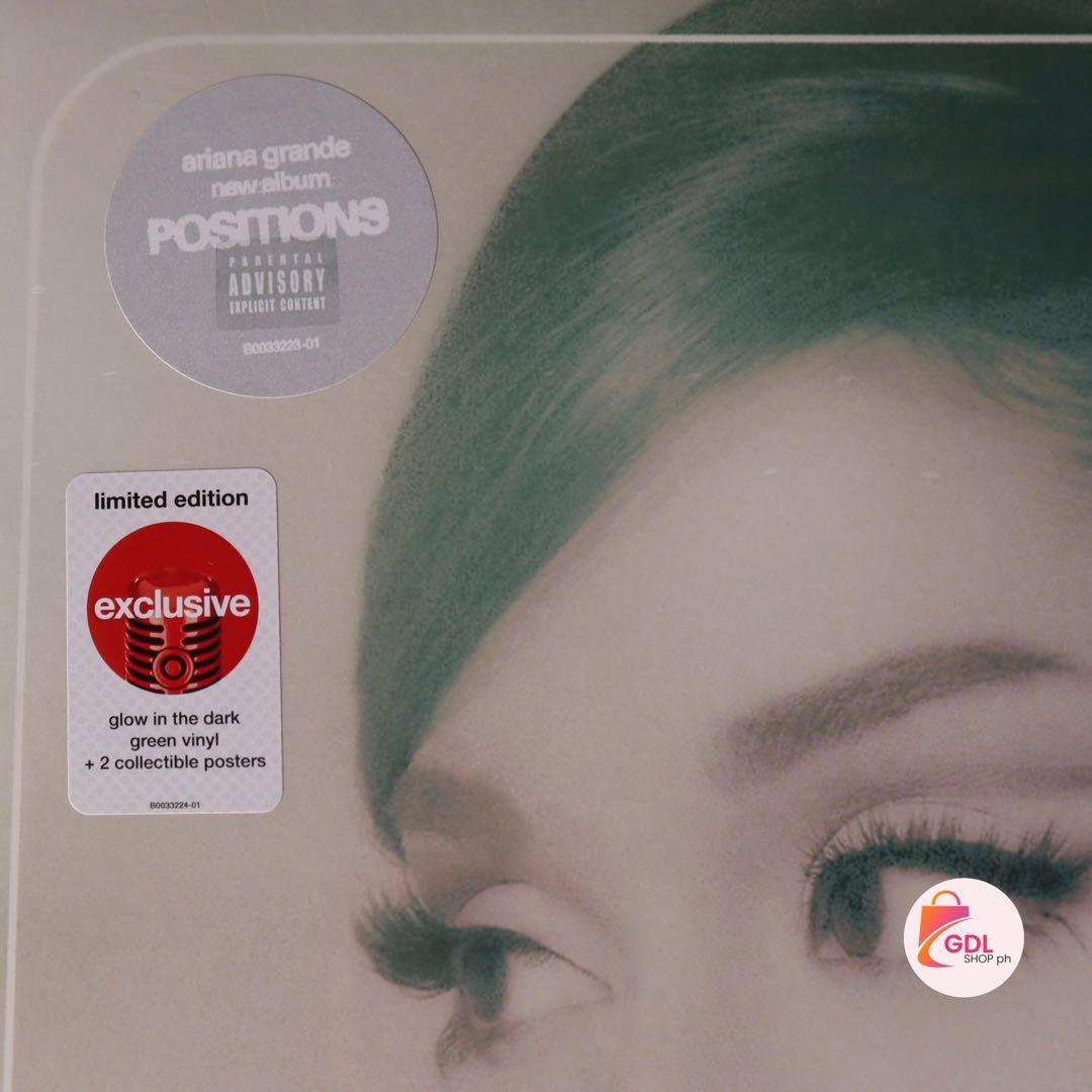 Ariana Grande Positions Target Exclusive Limited Edition Glow in the Dark Green Vinyl LP ...