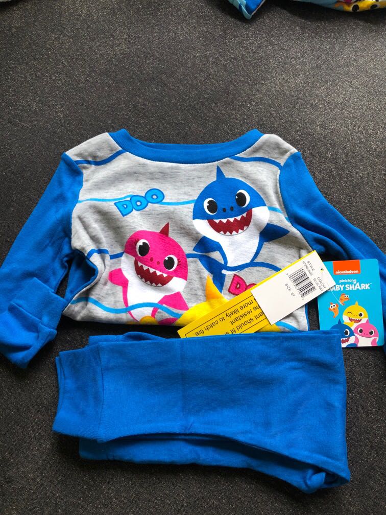 Baby Shark Pyjamas, Babies & Kids, Babies & Kids Fashion on Carousell
