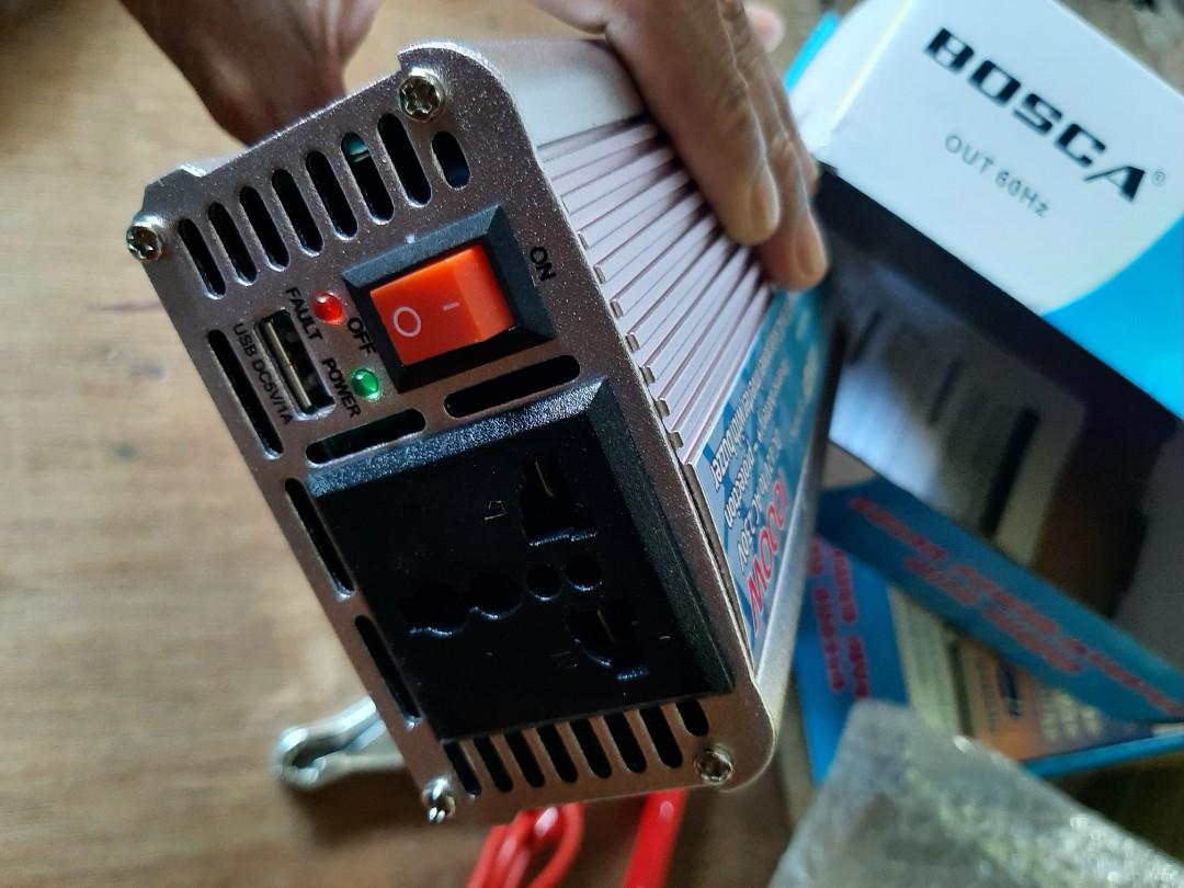 BOSCA POWER INVERTER 1,000 WATTS CONVERT 12V DC TO 220V AC, Mobile ...