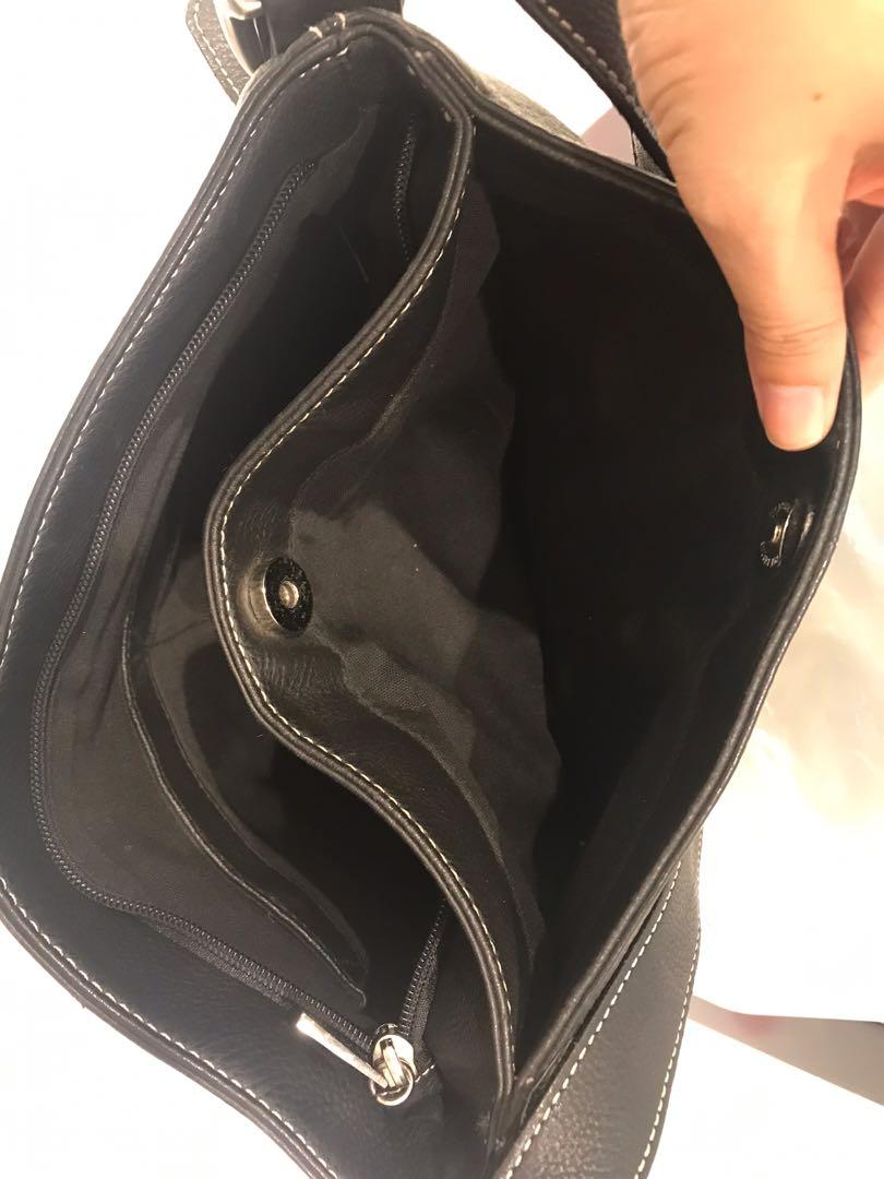 Bucket Bag Genuine Leather (Tig & Co.), Luxury, Bags & Wallets on Carousell
