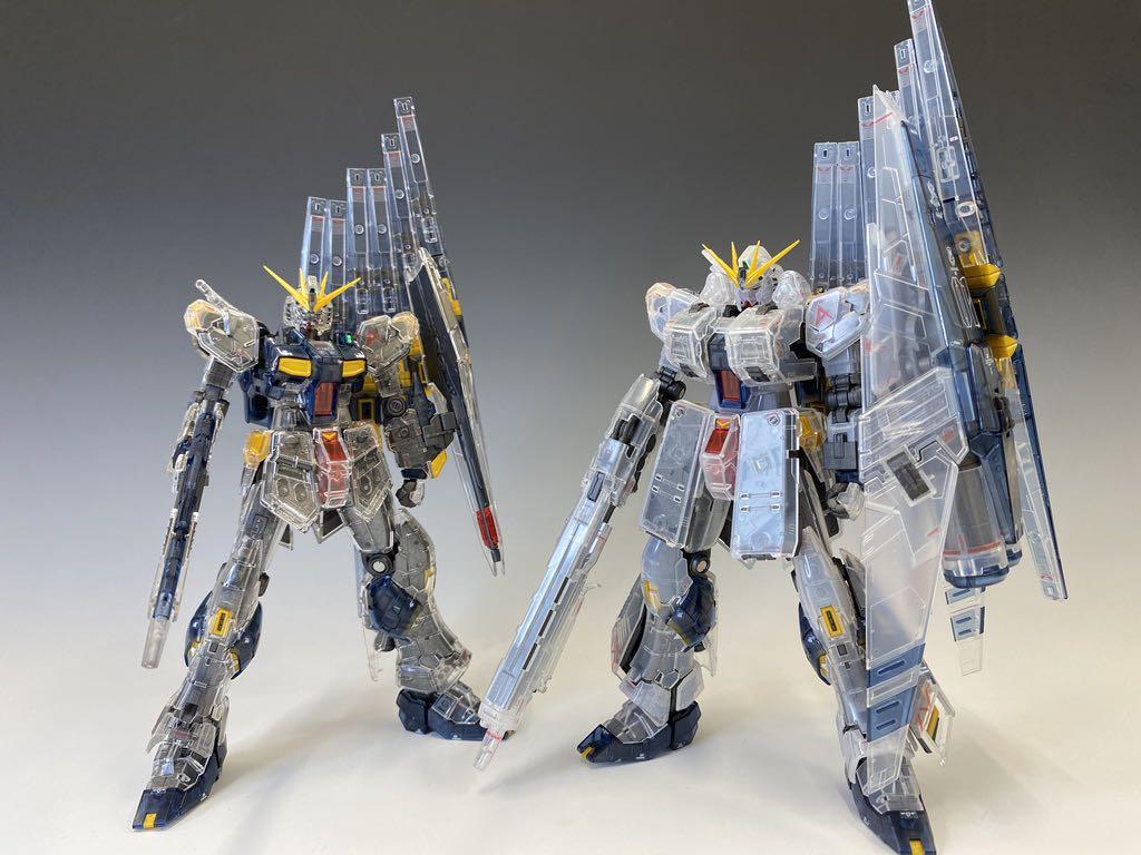 全新 GUNDAM BASE EVENT 限定 RG 全透明版 nu 高達 v GUNDAM HWS [CLEAR COLOR] GUNDAM ...