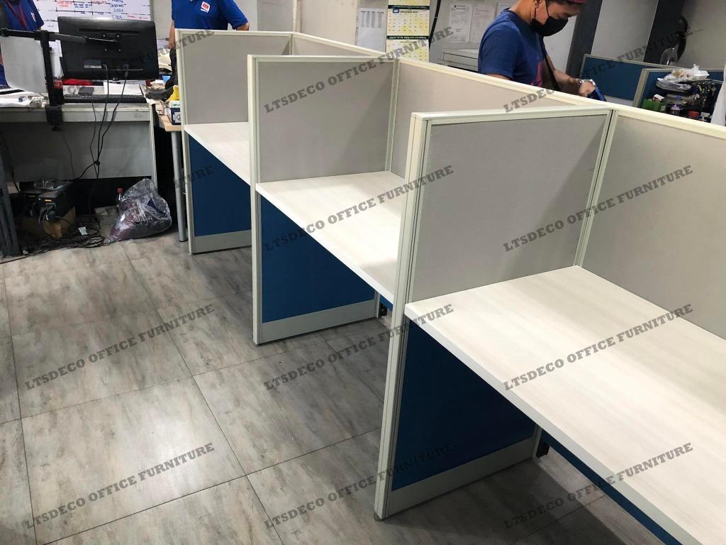 CALL CENTER TYPE WORKSTATION TABLE WITH SHARING PANEL OFFICE PARTITIONS ...