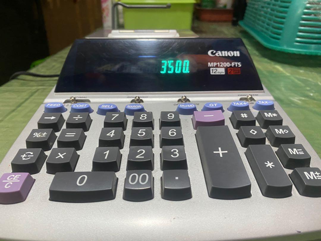 CANON Adding Machine, Computers & Tech, Office & Business Technology on ...