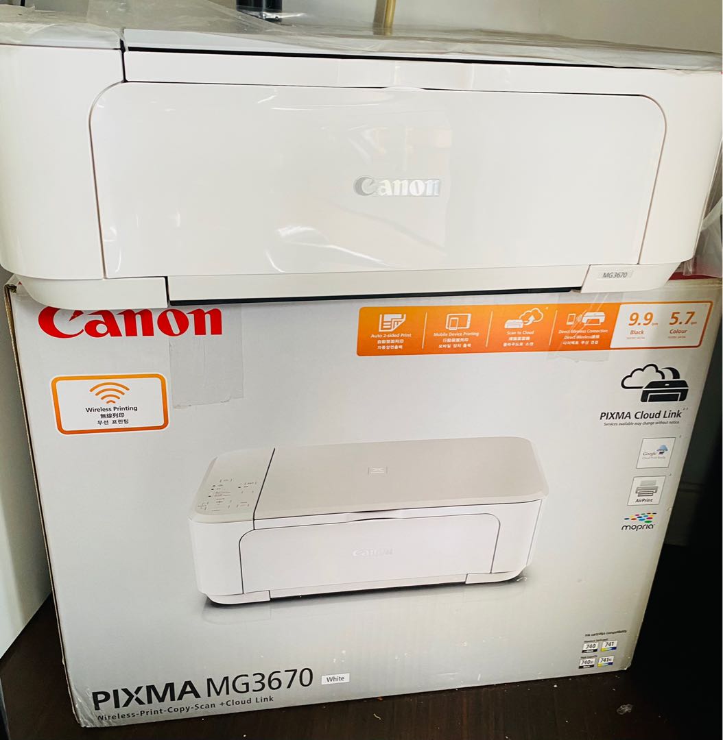 Canon Pixma MG3670, Computers & Tech, Printers, Scanners & Copiers on ...