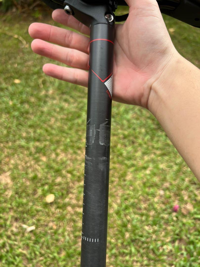 [Carbon seatpost + Saddle] Entity saddle and Carbon merida expert ...