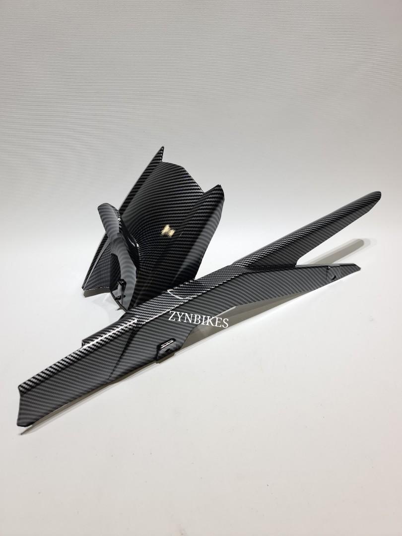 CHAIN COVER REAR HUGGER PLASTIC CARBON YAMAHA SNIPER 150 Y15ZR MXKING ...