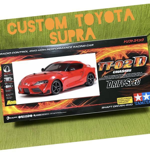 Custom Supra TT02D set- Brand New Tamiya TT02 Drift Spec RC Kit TT02D ...