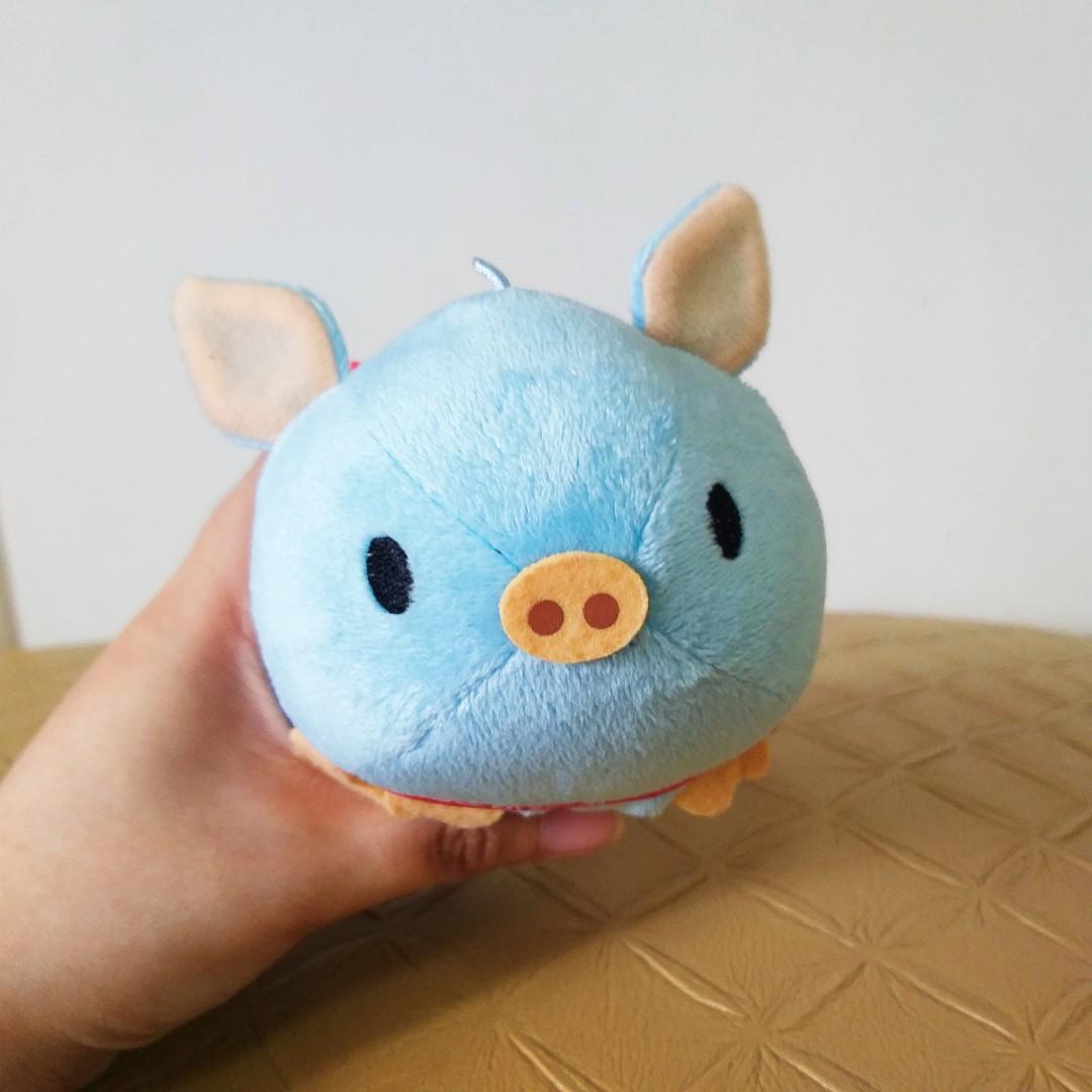 Cute Blue Pig Stuffed Plush Toy, Hobbies & Toys, Toys & Games on Carousell
