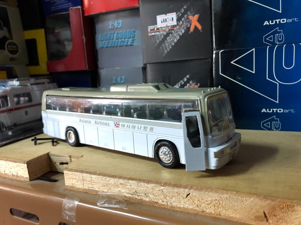 Daewoo Asiana airlines airport bus toy car clover toys Korea on Carousell