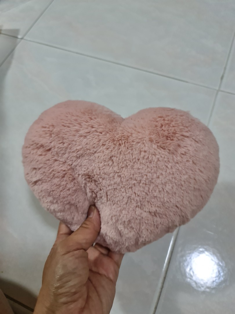 Daiso heart baby cushion, Hobbies & Toys, Toys & Games on Carousell