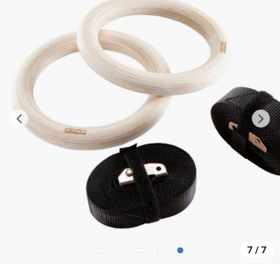 Decathlon Gym Rings, Sports Equipment, Exercise & Fitness, Toning ...