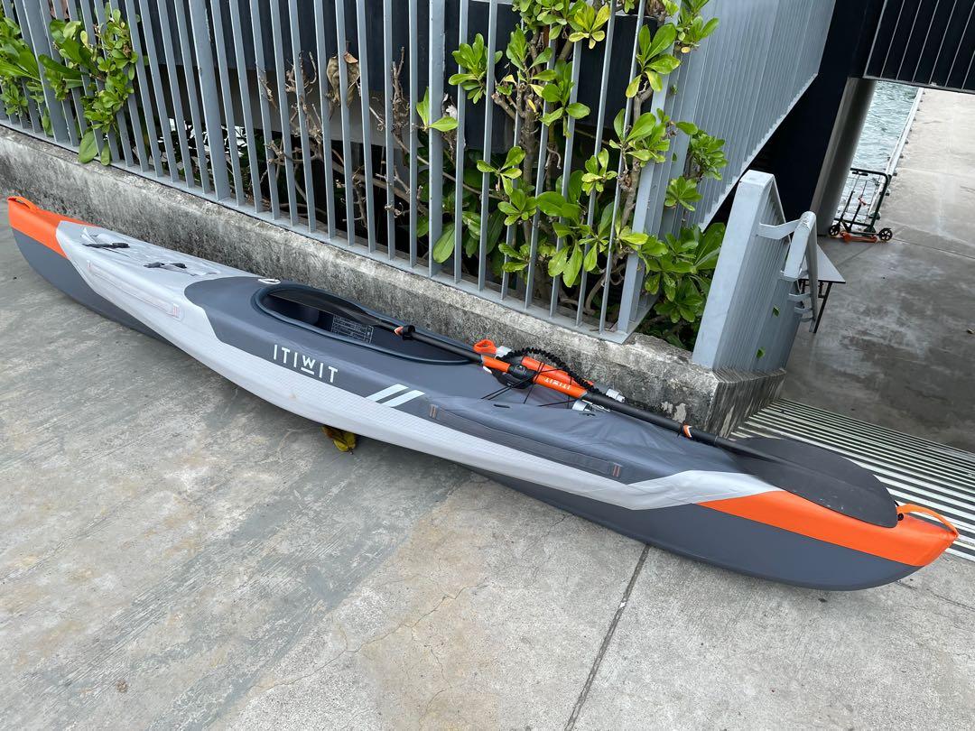 Price Drop Decathlon Itiwit X500 Inflatable Kayak Canoe Boat Stand Up