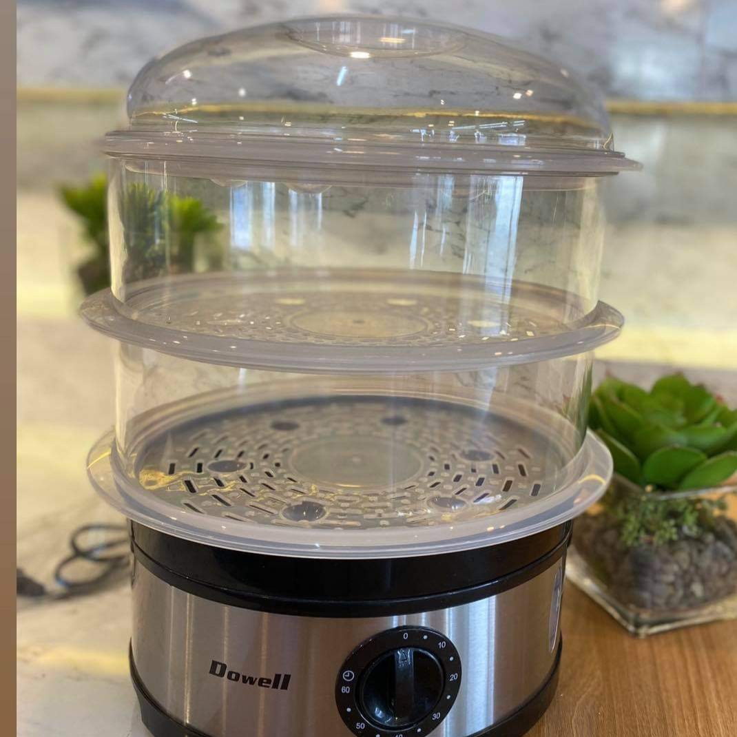 Dowell 2/3 Layer Electric Food Steamer Clear Transparent for siomai ...