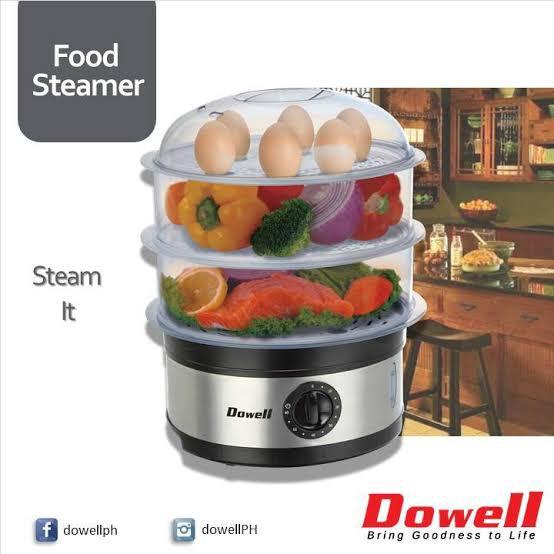 Dowell 2/3 Layer Electric Food Steamer Clear Transparent for siomai ...