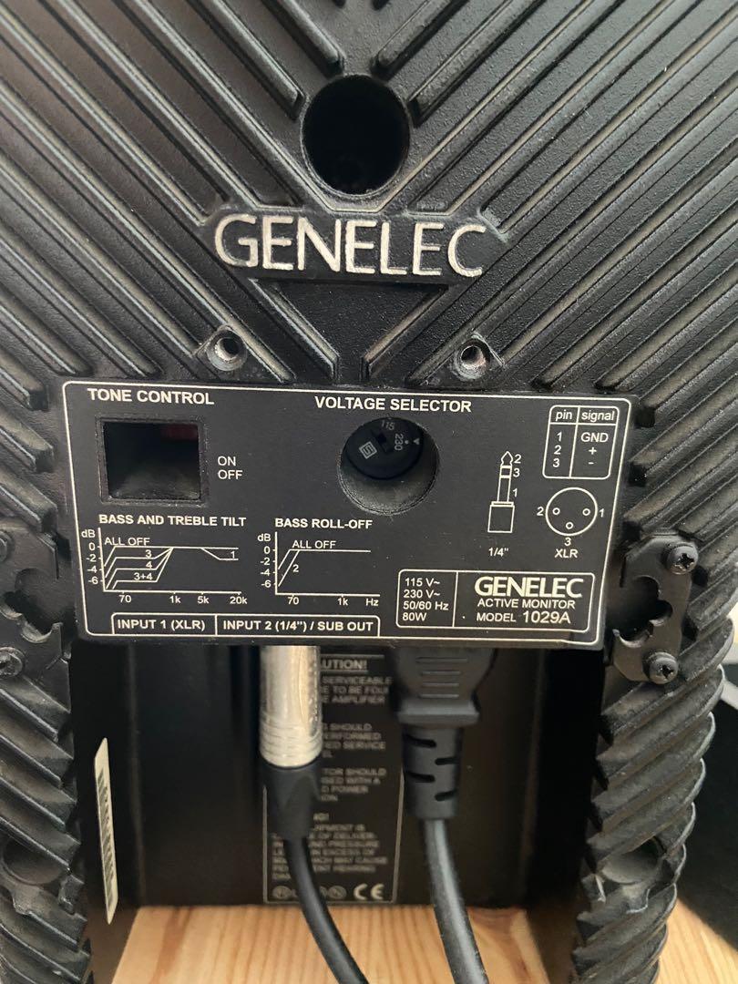 Genelec 1029A Studio Monitor (2 X Speakers), Audio, Soundbars, Speakers ...
