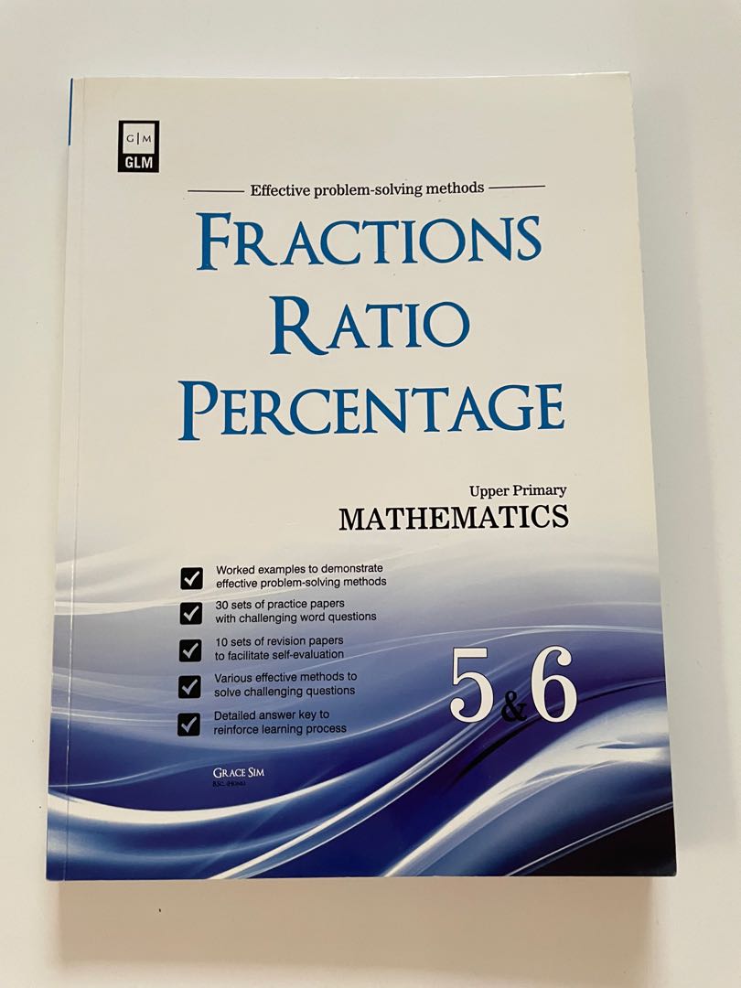 GLM Fractions, Ratio, Percentage for Upper Primary Mathematics 5 & 6 ...