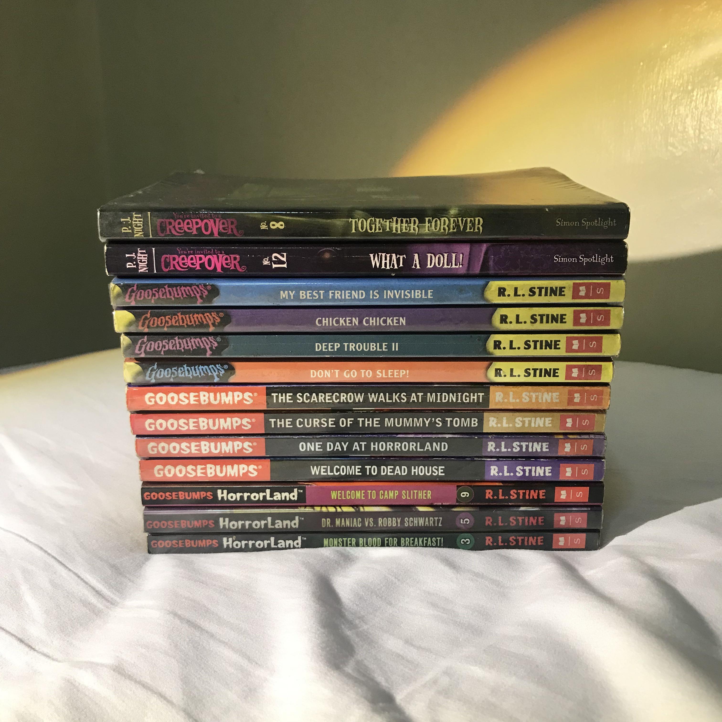 Goosebumps & Creepover [MIDDLE GRADE BOOKS], Hobbies & Toys, Books ...