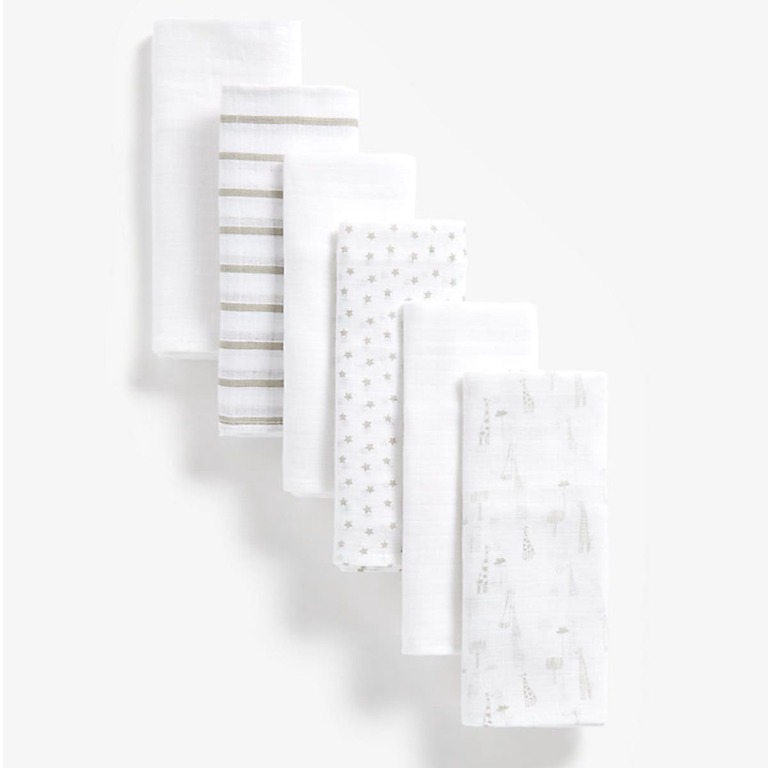 Grey, Print And Plain Muslins, Babies & Kids, Bathing & Changing, Other ...