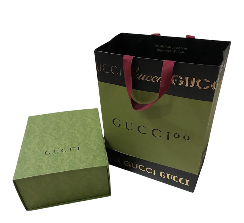 Gucci paper bag gucci box, Luxury, Accessories on Carousell