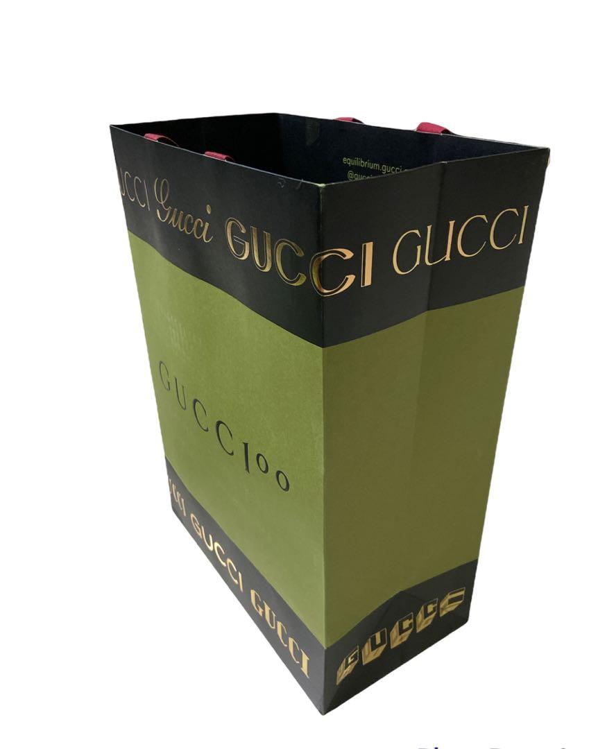 Gucci paper bag gucci box, Luxury, Accessories on Carousell