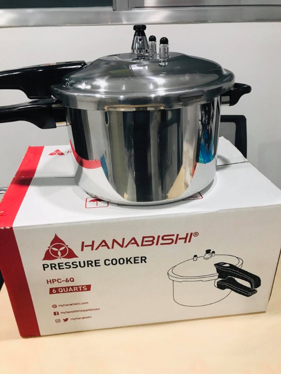 Hanabishi 6 Quartz Pressure Cooker HPC-6QC, TV & Home Appliances ...