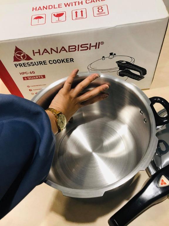 Hanabishi 6 Quartz Pressure Cooker HPC-6QC, TV & Home Appliances ...