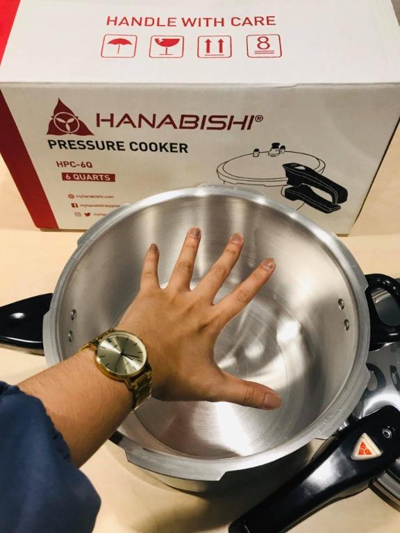 Hanabishi 6 Quartz Pressure Cooker HPC-6QC, TV & Home Appliances ...