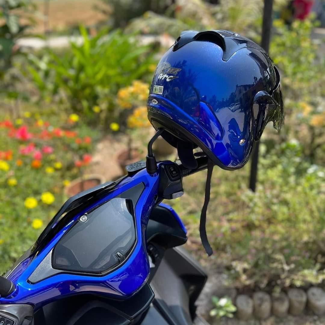 Helmet ARC Ritz Two Tone Blue Special Edition, Auto Accessories on ...