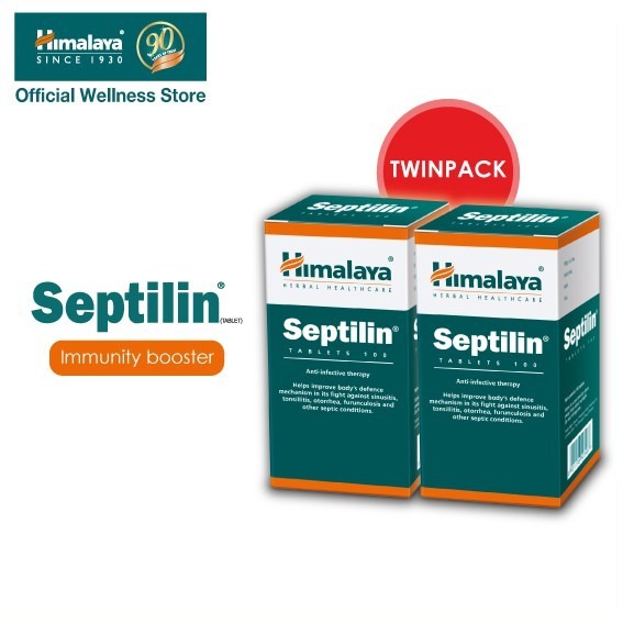[Himalaya] Septilin Tablet (100 Tablets x 2) - Immunity Booster, Health ...