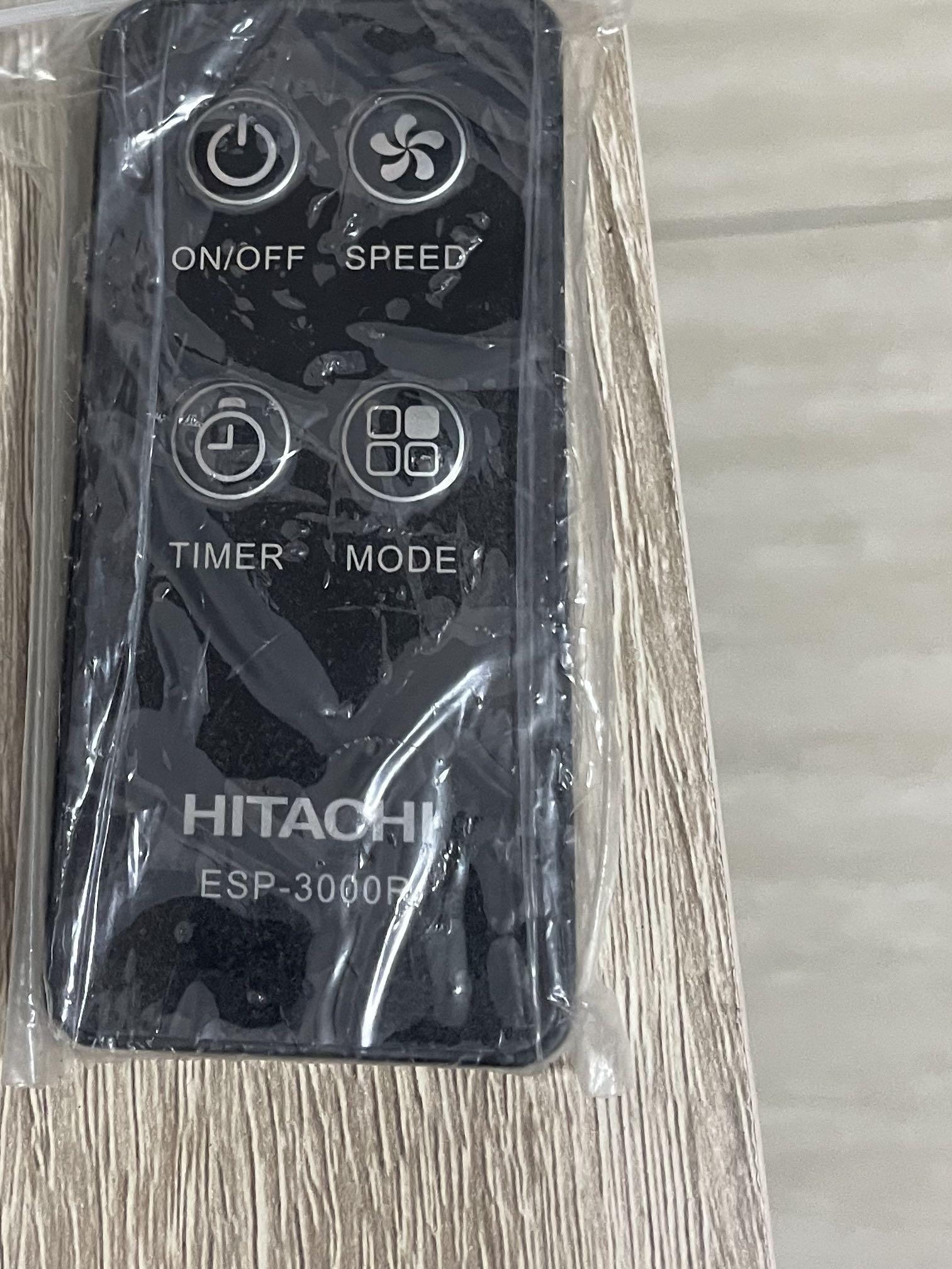 Hitachi stand fan 16’ ESP 3000R with remote, TV & Home Appliances, Air ...