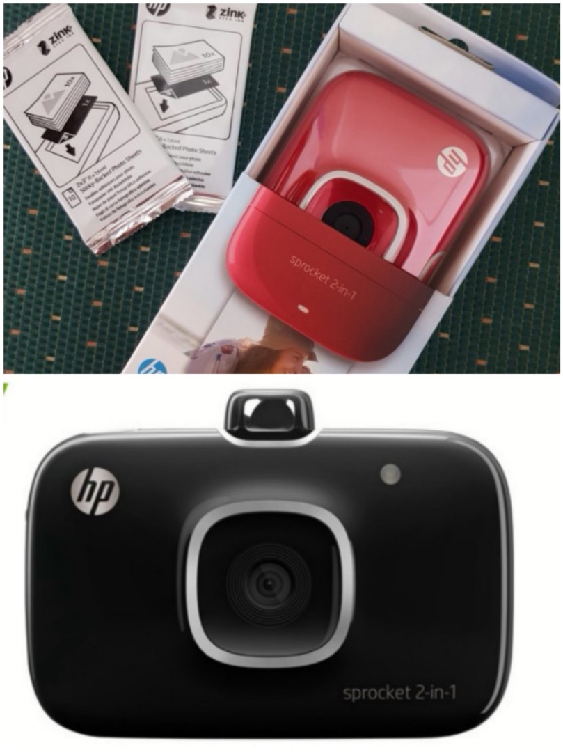 HP Sprocket 2-in-1 photo printer /camera, Photography, Cameras on Carousell
