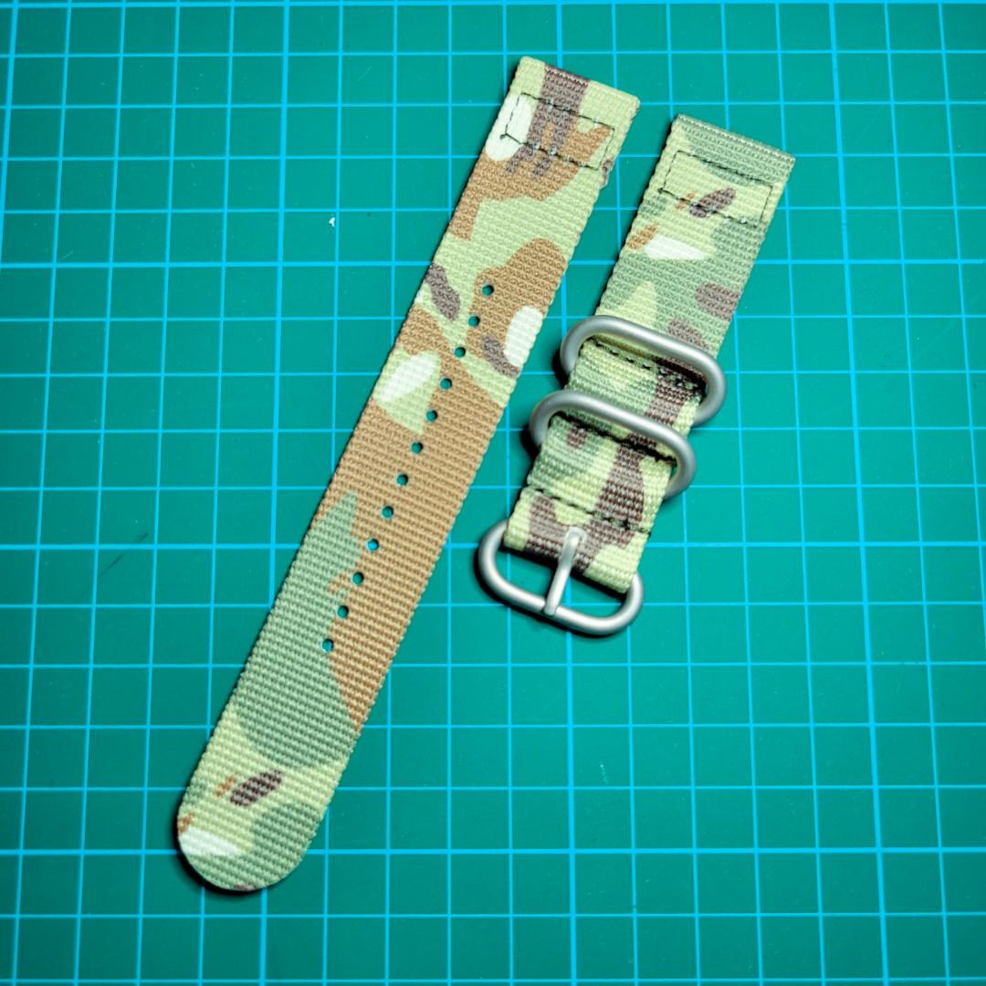 Jaysandkays 22mm nylon strap nato multicam camouflage, Luxury, Watches ...