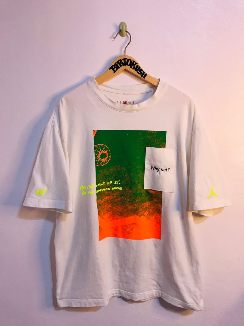JORDAN WHY NOT, Men's Fashion, Tops & Sets, Tshirts & Polo Shirts on ...
