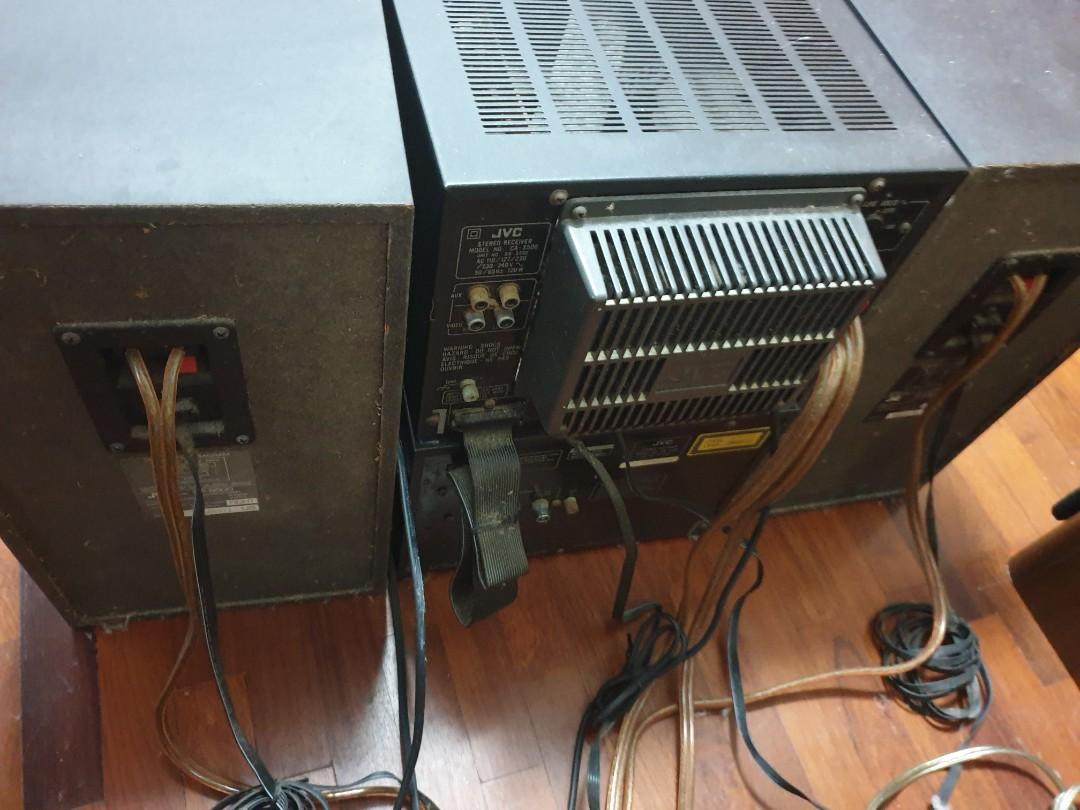 JVC MX-S500 Double Cassette Tape Deck Tuner Stereo System, Audio ...