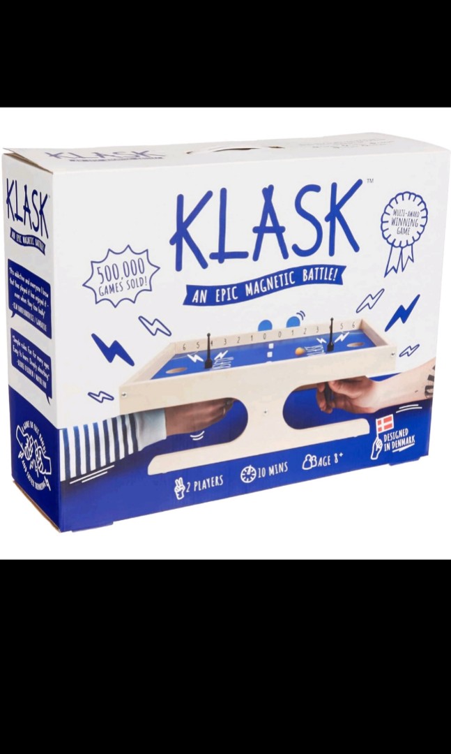 Klask: Magnetic Game from Denmark that's like foosball and air hockey ...