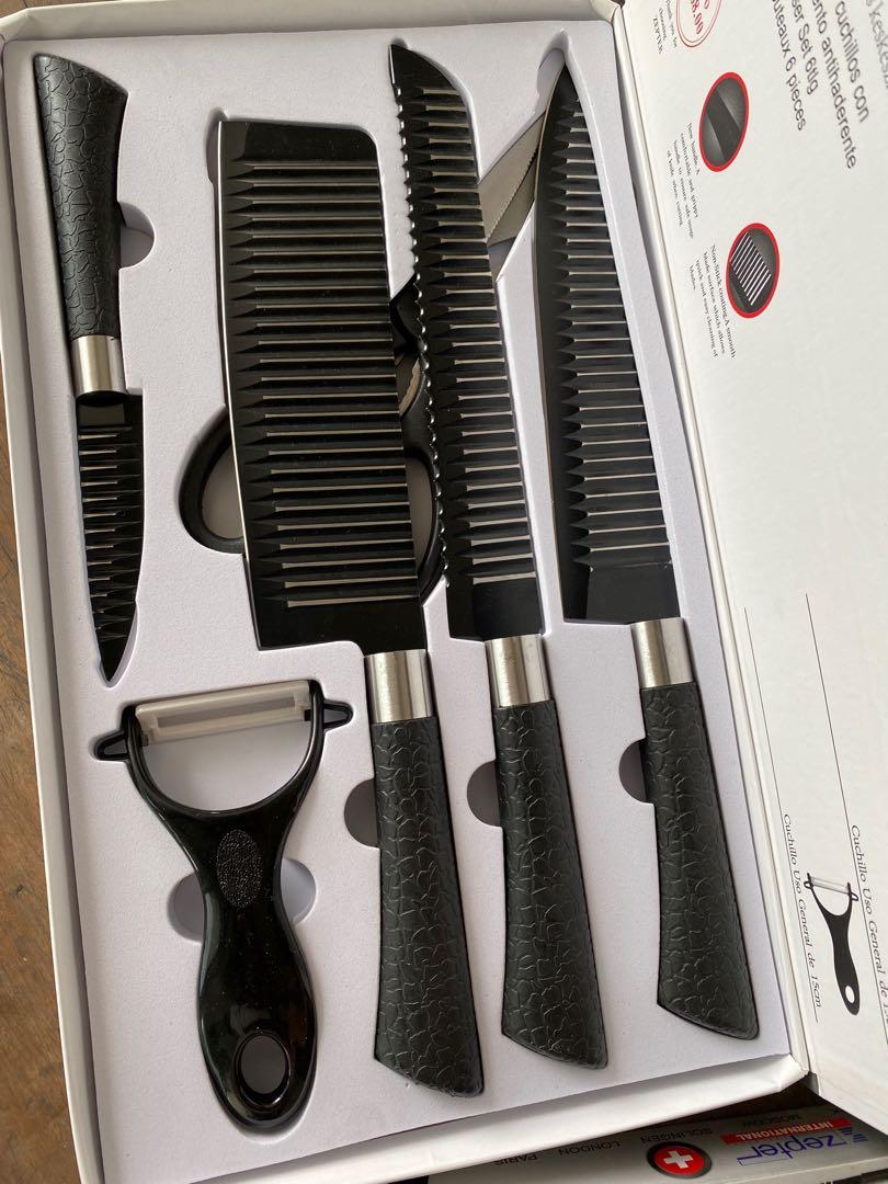 Knife Set 6pcs Swiss branded (Zepter International), Furniture & Home ...