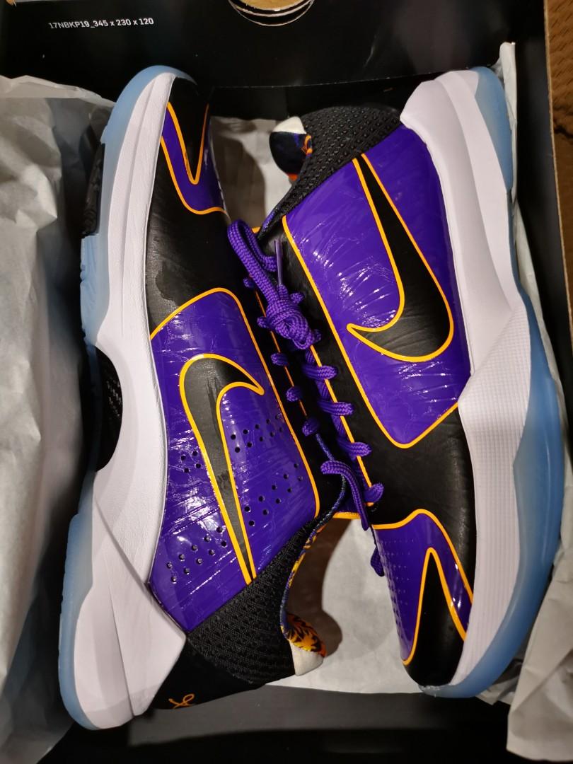 Nike Kobe Proto V Lakers Champion Limited Edition, Men's Fashion ...