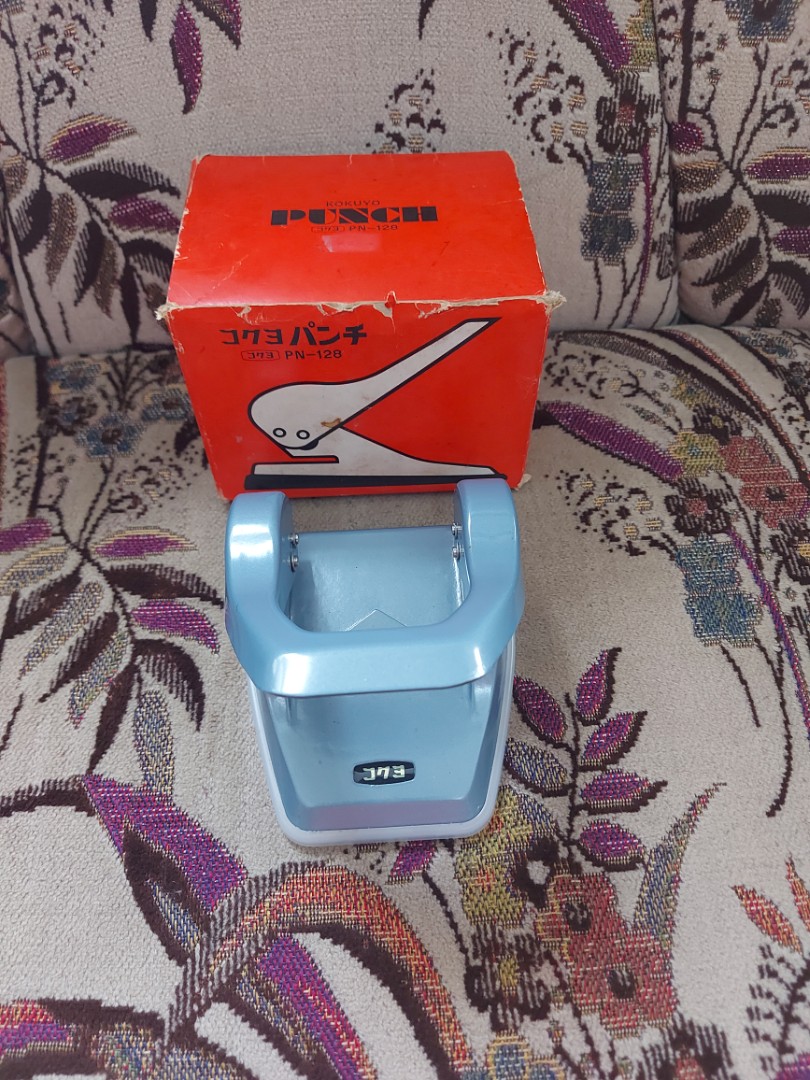 Kokuyo Japan Heavy Duty Puncher, Furniture & Home Living, Office ...